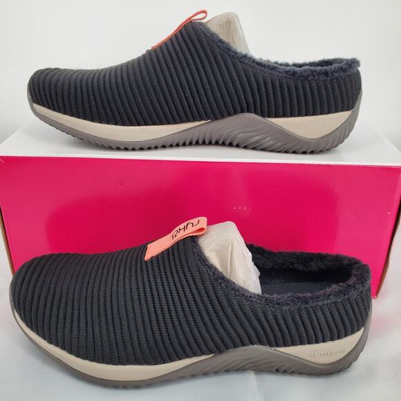 Ryka | Shoes | Ryka Womens 6m Echo Mule 2 Lifestyle Faux Fur Trim ...